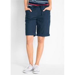 bonprix Damen bonprix Bermudas im sommerlichen Leinen-Mix, mit elastischer Bund mit Bindeband 36, N-Gr