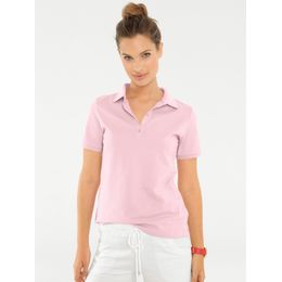 Heine Damen Polo Shirt, Rosa, Gr. 48, T-Shirts, Material: Baumwolle