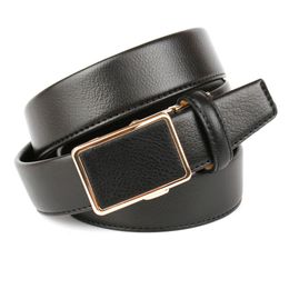 Anthoni Crown Herren Lederg&uuml;rtel, schwarz, Gr. 105, unifarben, Leder, G&uuml;rtel, Klassischer G&uuml;rtel mit goldfarbener Schlie&szlig;e