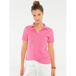 Heine Damen Polo Shirt, Rosa, Gr. 40, T-Shirts, Material: Baumwolle