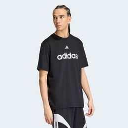Herren T-Shirt "HOUSE OF TIRO ALWAYS ON GRAFIK", schwarz, Gr. XL, adidas Sportswear, Obermaterial: 65% Polyester, 35% Baumwolle, Shirts, mit