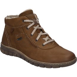 Josef Seibel Damen Stiefelette "Steffi 53, cognac-kombi", Gr. 45, braun, Obermaterial: 100% Rindsleder Leather cow., Schuhe