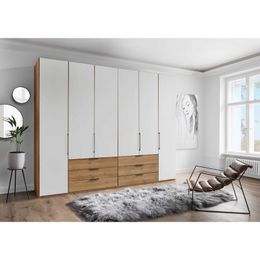 Wiemann Kleiderschrank &raquo;Monaco&laquo; hochwertige Beschl&auml;ge braun Holzwerkstoff Bianco-Eiche-Nachbildung, B/H/T: 295,3cm x 236cm x 58cm, T&uuml;ren: 6 Stk. 