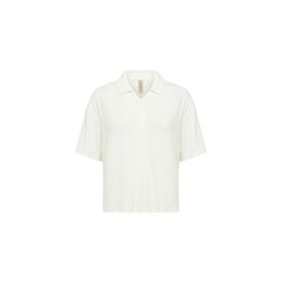 soyaconcept Damen Blusentop "Soya Concept Shirt SC-DELIA", wei&szlig;, Gr. L, Obermaterial: 60% Viskose, 38% Polyester, 2% Elasthan, Blusen