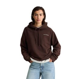 Marc O'Polo Damen Sweatshirt "aus softem French Terry", braun, Gr. XXS, MARC O'POLO DENIM, unifarben, Obermaterial: 100% Baumwolle, Sweatshirts