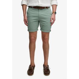 Superdry Herren Chinoshorts "PREMIUM REGULAR CHINO SHORT", gr&uuml;n, Gr. 36, unifarben, Web, Obermaterial: 98% Baumwolle, 2% Elasthan, Hosen, aus