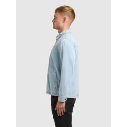 Khujo Herren Funktionsjacke "Reilly"light blau, Gr. S, Denim/Jeans, Material: 100% Baumwolle, Jacken, Jeansjacke f&uuml;r den &Uuml;bergang