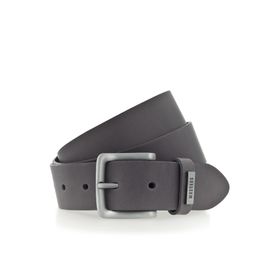 Mustang Herren Lederg&uuml;rtel ""Wayne"", grau, Gr. 95, unifarben, Rindsleder, G&uuml;rtel, mit benieteter Schlaufe, unifarben, im Casual-Design