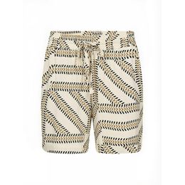 soyaconcept Shorts 'Felia' Damen Gr&ouml;&szlig;e 40 hellgelb / gelbmeliert / schwarz