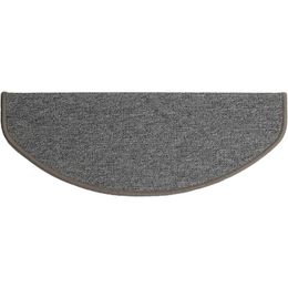 OTTO home Stufenmatte &raquo;Blackburn, melierte Schlinge&laquo; halbrund 4 mm H&ouml;he gro&szlig;e Farbauswahl, selbstklebend, auch als Set 15 St&uuml;ck grau Kunstfaser B : 
