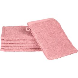 Ross Waschhandschuh &raquo;Premium&laquo; 100% Baumwolle rosa Frottier B/L: 16cmx22cm, 6 Stk.