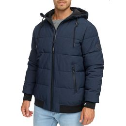 INDICODE Herren Bomberjacke "INGabrio", blau, Gr. S, unifarben, Web, Obermaterial: 100% Polyester, Jacken