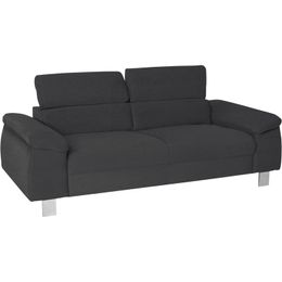 COTTA 3-Sitzer &raquo;Komaris, B: 193 cm&laquo; mit Kopfteilverstellung Microfaser PRIMABELLE (100% Polyester);Kunstleder SOFTLUX;Feinstruktur (100% Polyester);