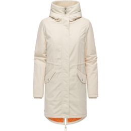 Ragwear Damen Kurzmantel "Coogle YOUMODO", beige, Gr. S, Obermaterial: 68% Baumwolle, 32% Nylon. Innenfutter: 100% Polyester. Wattierung: 100%