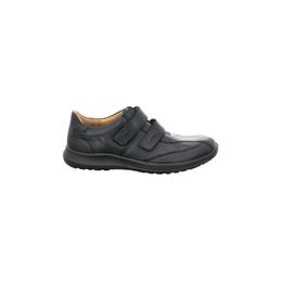 Jomos Herren Sneaker "Klettslipper", Gr. 43, schwarz, Obermaterial: 100% Rindsleder Leather cow., Schuhe