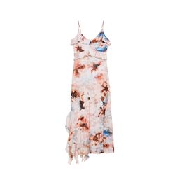 Desigual Kleid Damen Gr&ouml;&szlig;e 38 blau / puder / rot Sommerkleid