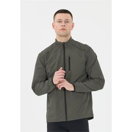 Endurance Herren Laufjacke "Hugoee", grau, Gr. M, unifarben, 100% Polyester, Jacken, in winddichter und atmungsaktiver Qualit&auml;t