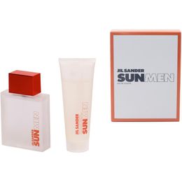 Jil Sander Herren Jil Sander Duft-Set &raquo;Sun Men&laquo; 2er-Pack, 2 Stk. mit warmen, w&uuml;rzigen Aromen in Herz- und Basisnote rot Einheitsgr&ouml;&szlig;e