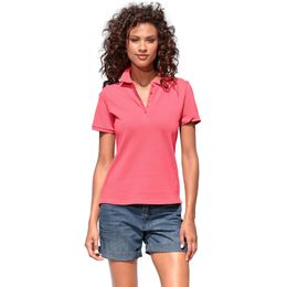 Heine Damen Polo-Shirt, Rot, Gr. 34, T-Shirts, Material: Baumwolle