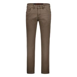 Atelier GARDEUR Herren Sweatjeans "TUCKER", braun, Gr. 36, uni, Obermaterial: 98% Baumwolle CO. 2% Elasthan EL., Jeans, Tapered Fit & Vintage Denim