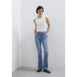 Mavi Damen Bootcut-Jeans "MARIA"mid brushed str, Gr. 27, 86% Baumwolle, 12% Polyester, 2% Elastan, Jeans, Bootcut Jeans