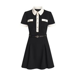 Guess Kleid 'Claudie' Damen Gr&ouml;&szlig;e 38 schwarz / wei&szlig; Sommerkleid