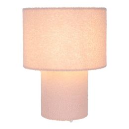 N&auml;ve n&auml;ve Tischleuchte &raquo;Fluffy&laquo; E27 1 Stk. fluffiger Pl&uuml;schbezug, H:31cm D:23cm, Zuleitung mit Kippschalter, E27 rosa 1, &Oslash; 23cm H: 31cm, 1 Stk.