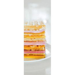 ARCHITECTS PAPER Fototapete &raquo;So Tasty!&laquo; Tapete Fototapete Waffeln Panel 1,00m x 2,80m bunt Vlies B/L: 1m x 2,8m