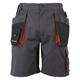TERRAX WORKWEAR Herren Arbeitsbundhose "Shorts", grau, Gr. 44, Obermaterial: 65% Polyester PES. 35% Baumwolle CO., Hosen