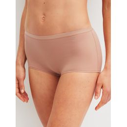 Calida Damen Panty "Natural Comfort", Gr. L, beige, Single Jersey, Obermaterial: 92% Baumwolle, 8% Elasthan, Unterhosen, geschmeidig weich,