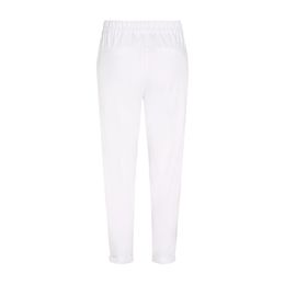 Freequent Damen Stoffhose "FQNANNI-ANKLE-PA"brilliant wei&szlig;, Gr. XL, unifarben, Web, Obermaterial: 73% Polyester, 24% Viskose, 3% Elasthan, Hosen,