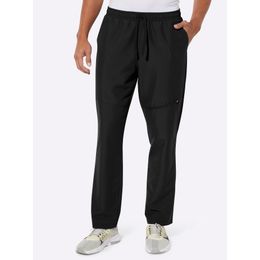 CLASSIC Herren Schlupfhose, schwarz, Gr. 52, unifarben, 100% Polyester, Hosen