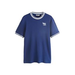 next T-Shirt 'Ringer' Herren Gr&ouml;&szlig;e XS dunkelblau / wei&szlig;