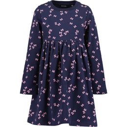 Blue Seven M&auml;dchen Jerseykleid "Sweatkleid", blau, Gr. 128, 95% Baumwolle, 5% Elasthan, Kleider
