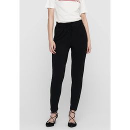 Only Damen Only Jogger Pants &raquo;ONLPOPTRASH &ndash; Joggerhose mit Tunnelzugbund und Stretch&laquo; casual, Milano Rib, regular fit, Viskosemischung schwarz XS (34)
