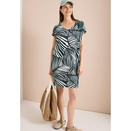 Cecil Damen Shirtkleid, bunt, Gr. XL, gemustert, Stoff, 100% Viskose, Kleider, aus Viskose