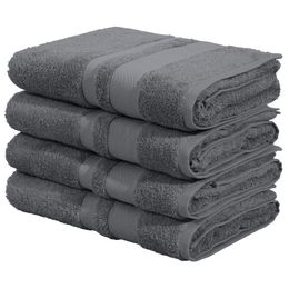 OTTO home Duscht&uuml;cher &raquo;Vanessa, 4 Duscht&uuml;cher, 70x140cm, in Standard- und Premium-Qualit&auml;t&laquo; Handt&uuml;cher mit Bord&uuml;re, 100% Baumwolle, einfarbig, weich 