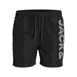 Jack & Jones JACK & JONES Board Shorts 'JPSTFiji' male size L Black / White