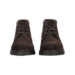 Geox Herren Schn&uuml;rstiefelette "Geox Stiefelette Leder/Synthetik", Gr. 41, braun, Leder, Synthetik, Schuhe
