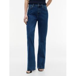 Tommy Hilfiger Damen Bootcut-Jeans "BOOTCUT RIAN RW", blau, Gr. 28, unifarben, Denim/Jeans, Obermaterial: 99% Baumwolle, 1% Elasthan, Jeans,