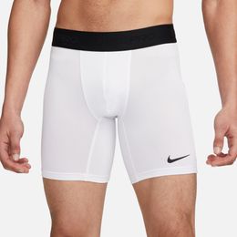 Nike Herren Trainingstights "PRO DRI-FIT MEN'S " SHORTS"wei&szlig;, schwarz, Gr. L, Obermaterial: 90% Polyester, 10% Elasthan, Hosen, mit elastischem Bund,