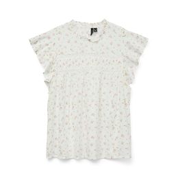 V&eacute;ro Moda Vero Moda Bluse 'VMTRINE' Damen Gr&ouml;&szlig;e L oliv / rosa / wei&szlig;