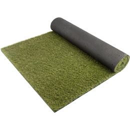 PRIMAflor-Ideen in Textil Kunstrasen &raquo;ARIZONA, Gesamth&ouml;he 37 mm, Made in Netherlands&laquo; rechteckig nat&uuml;rliche Optik, Drainagefunktion, UV-stabil, f&uuml;r 