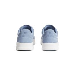 Tommy Hilfiger Herren Sneaker "TH COURT PREMIUM SUEDE", Gr. 47blau, Veloursleder, aufgeraut, unifarben, Basic, Schuhe, Freizeitschuh, Halbschuh,