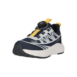 ZIGZAG Kinder Sneaker "Nuovo", Gr. 34, blau, Kunstfaser, Lederimitat, Schuhe, wasserdicht und atmungsaktiv