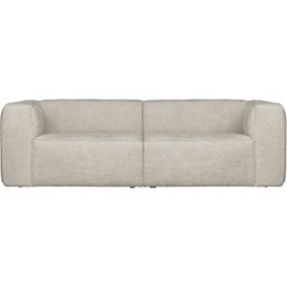 Woood 3,5-Sitzer &raquo;Bean H 73 x B 242 x T 96 cm&laquo; Tragkraft 350 kg, Maximale Verschlei&szlig;festigkeit, Pfleiglicht beige B/H/T: 242cm x 73cm x 96cm, Webstoff