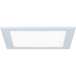 Paulmann LED Deckenleuchte 1 Stk. Neutralwei&szlig; Panel Dimmbar Badleuchte Wei&szlig; eckig 9W IP44 spritzwassergesch&uuml;tzt wei&szlig; 1, H: 0,5cm, 1 Stk.