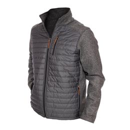 ALP1964 Herren Trachtenjacke "Outdoorjacke 409801", grau, Gr. 3X, Obermaterial: 70% Wolle WO. 30% Polyester PES., Jacken