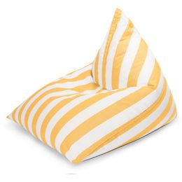 MAGMA Sitzsack &raquo;SANTORIN Calypso&laquo; 1 Stk. tlg. gelb Bezug: 100% Polypropylen B/H/T: 110cm x 90cm