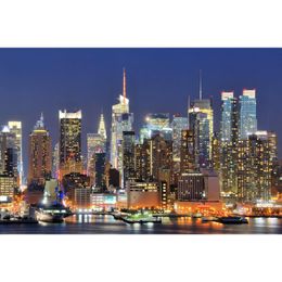papermoon Fototapete &raquo;Manhattan Skyline&laquo; bunt Vlies B/L: 5m x 2,8m, Bahnen: 10 Stk.